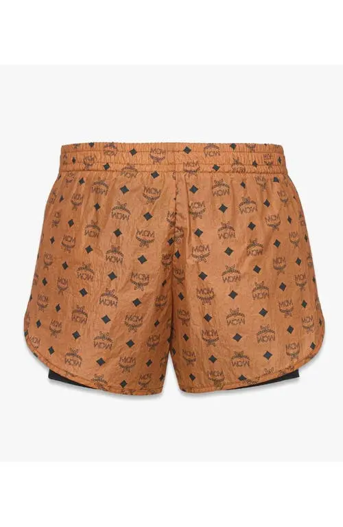 Mcm Monogram Print Econyl® Shorts