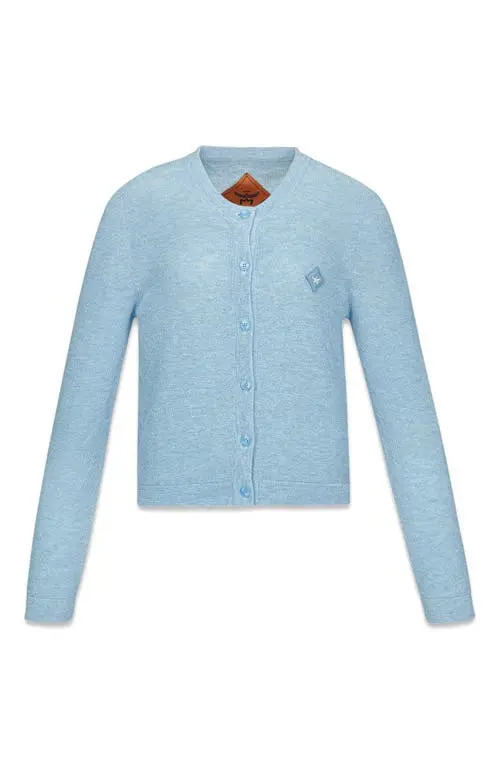 Mcm Logo Patch Knit Cardigan