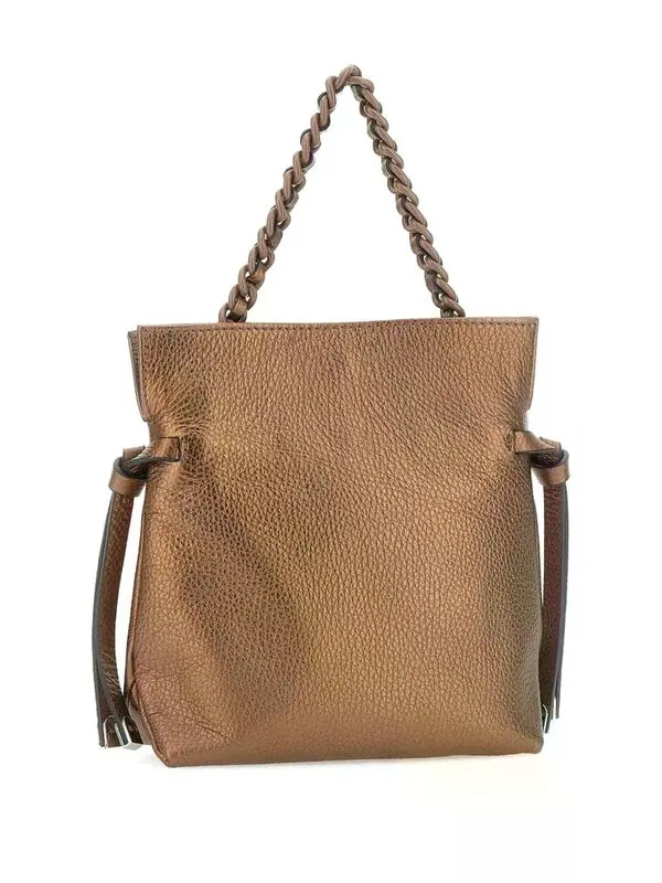 GIANNI CHIARINI Metallic Shoulder Bag With Chain Handle
