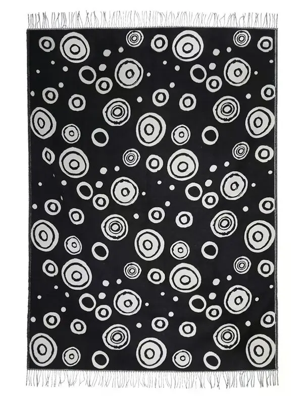 10 CORSO COMO Circle-pattern Reversible Blanket