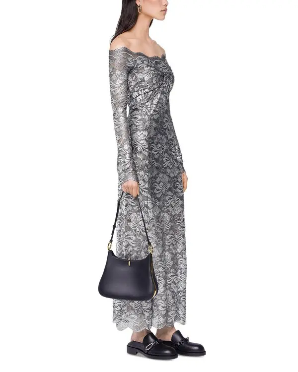 Rabanne Ring Shoulder Bag - Black Multi