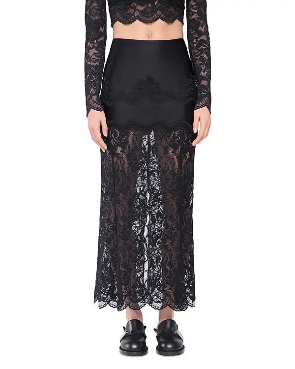 Rabanne Lace Maxi Skirt