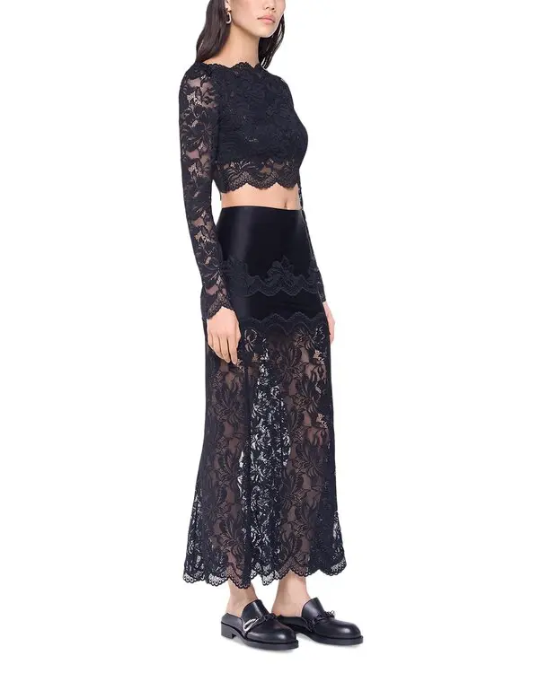 Rabanne Lace Maxi Skirt