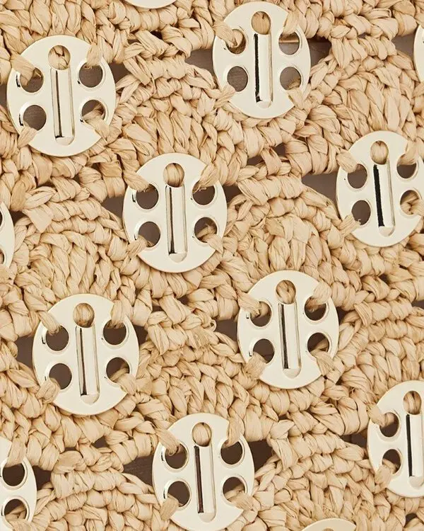 Rabanne Raffia Tote Bag - Natural
