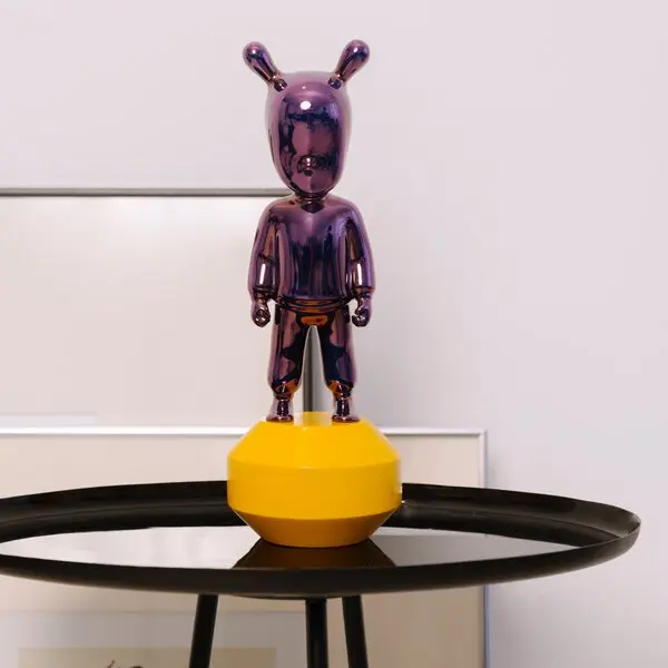 LLADRO The Guest, Purple On Yellow, Little - Multi