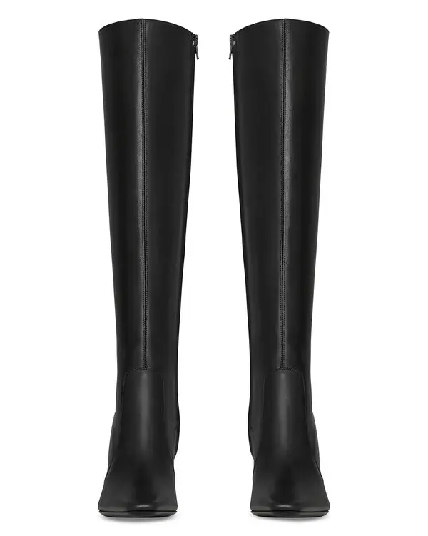 Saint Laurent Francoise Boots In Smooth Leather
