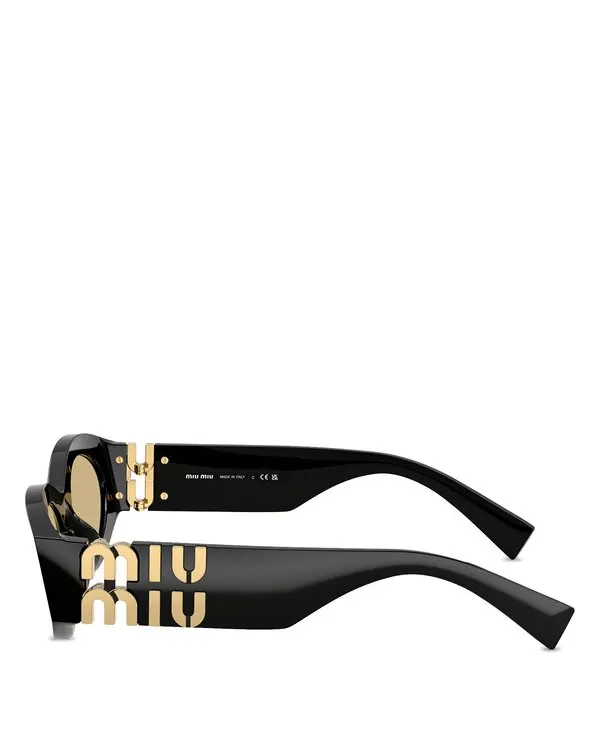 Miu Miu Oval Sunglasses, 54mm