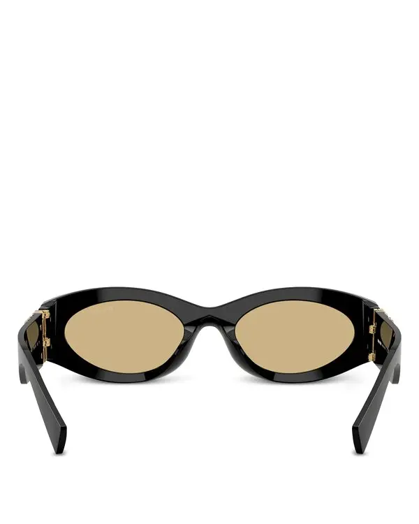 Miu Miu Oval Sunglasses, 54mm