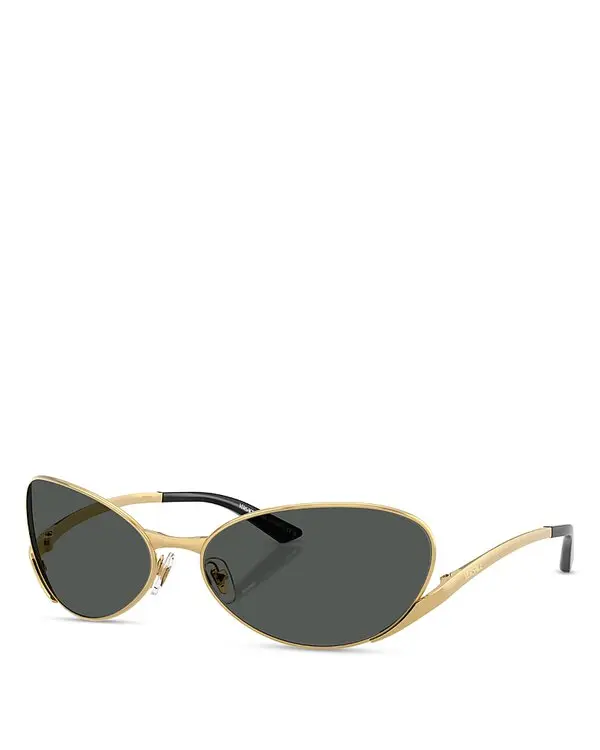 Versace Oval Sunglasses, 64mm