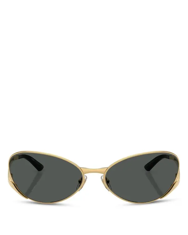 Versace Oval Sunglasses, 64mm