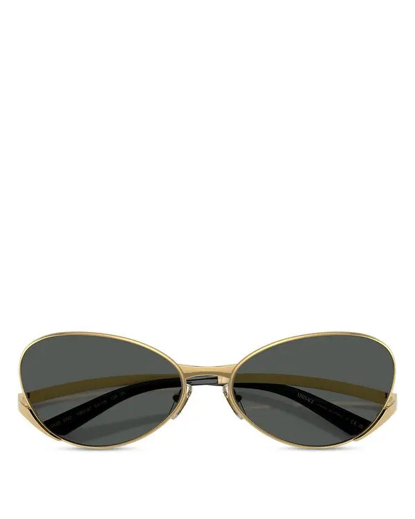 Versace Oval Sunglasses, 64mm