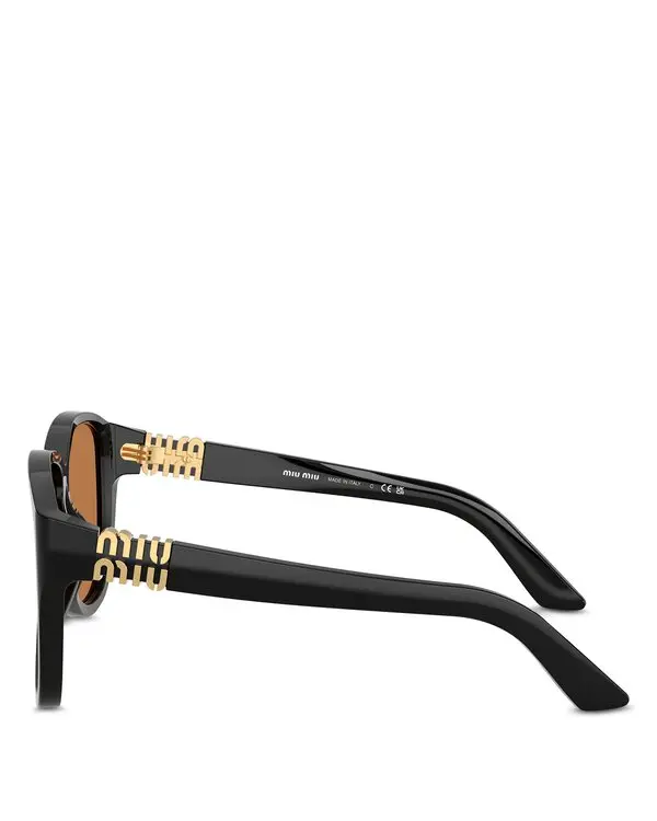 Miu Miu Aviator Sunglasses, 61mm