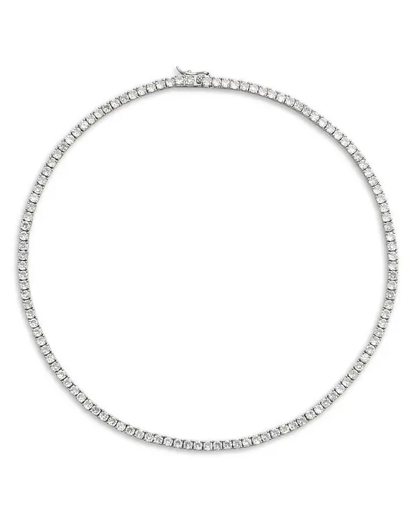 Shashi Tennis Necklace 14.5 - Silver