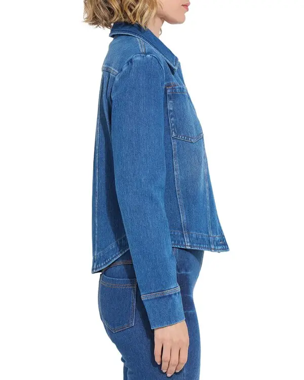 Lyssé Classic Denim Jacket - Mid Wash