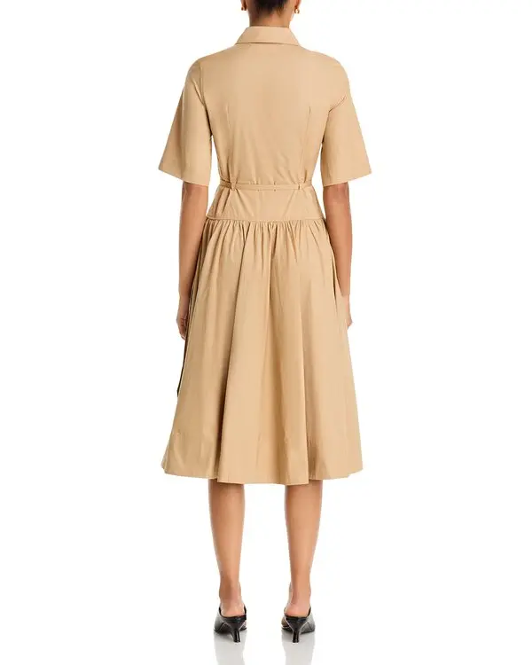 Co Short Sleeve Belted Dress