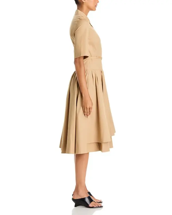 Co Short Sleeve Belted Dress