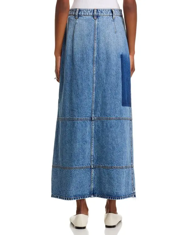 Co Name': Denim Maxi Skirt
