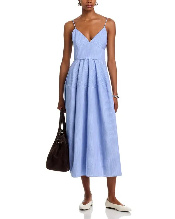 Co Stripe Midi Dress