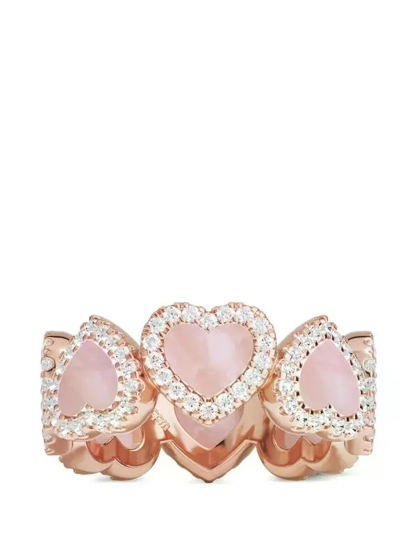 APM MONACO Heart Ring - Pink