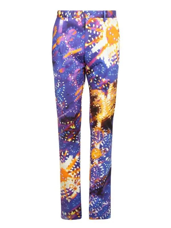 Dolce & Gabbana Luminarie Print Trousers - Multicolor