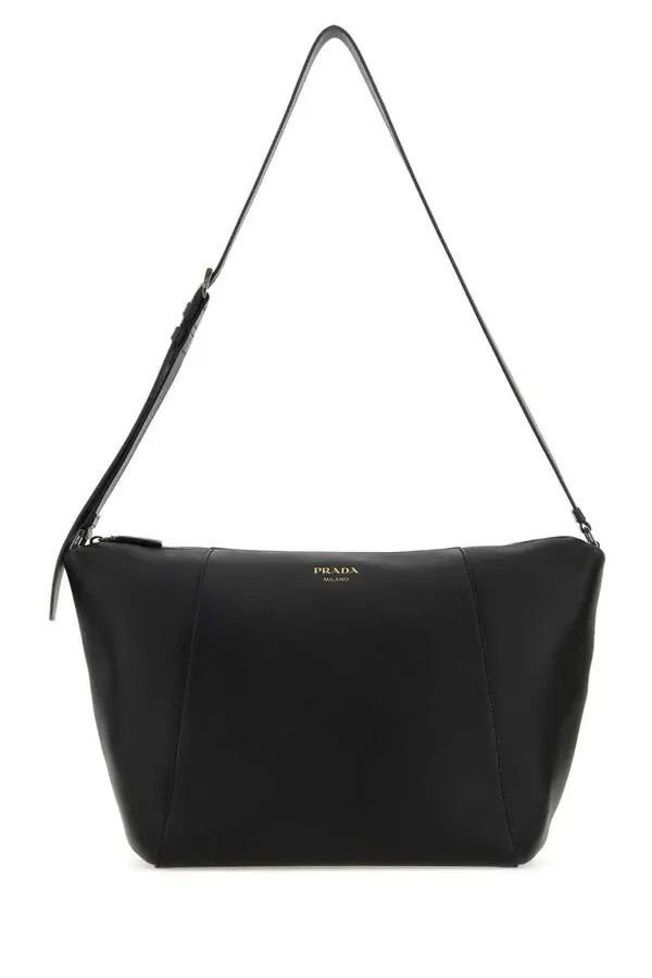 Prada Leather Crossbody Bag - Black