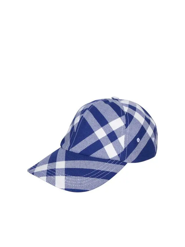 Burberry Wool-blend Visor Hat - Blue