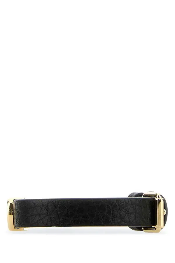 Valentino Garavani Studded Leather Bracelet - Black