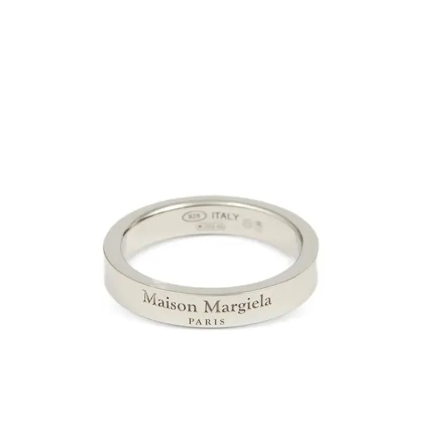 MAISON MARGIELA Tone Band Ring - Silver