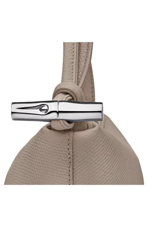 Longchamp Le Roseau East/west Leather Shoulder Bag - Clay