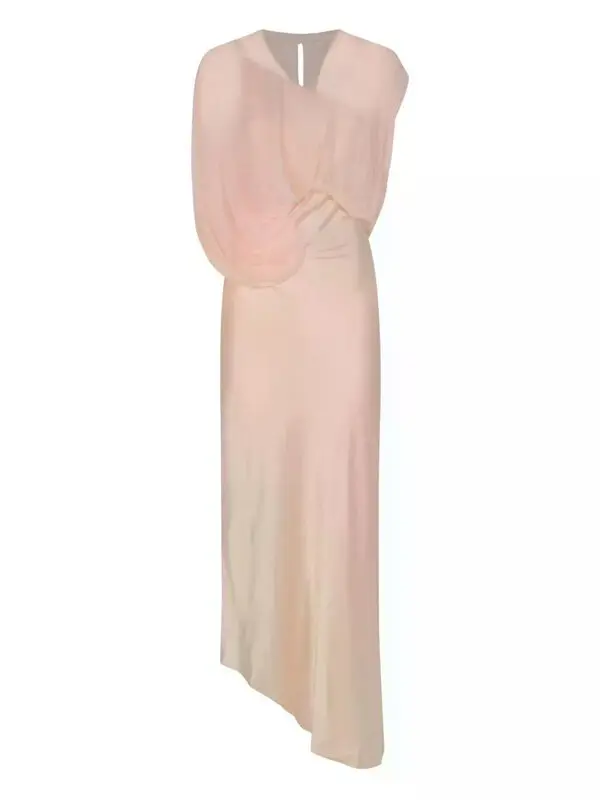 Christopher Esber Draped Silk Dress