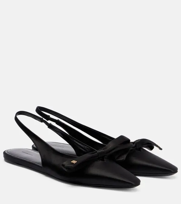 Balenciaga Nano Bb Slingback Flats