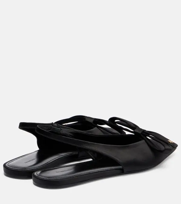 Balenciaga Nano Bb Slingback Flats