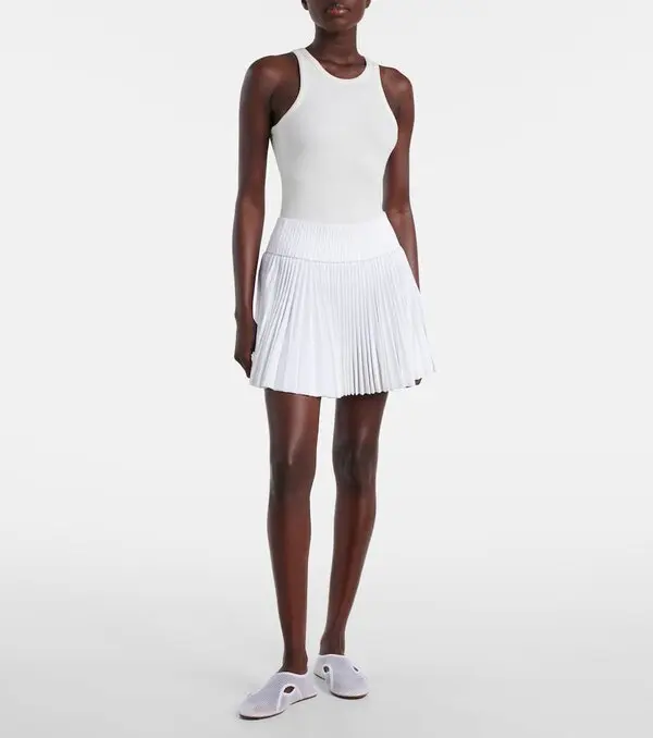 Alaïa Plissé Mini Skirt