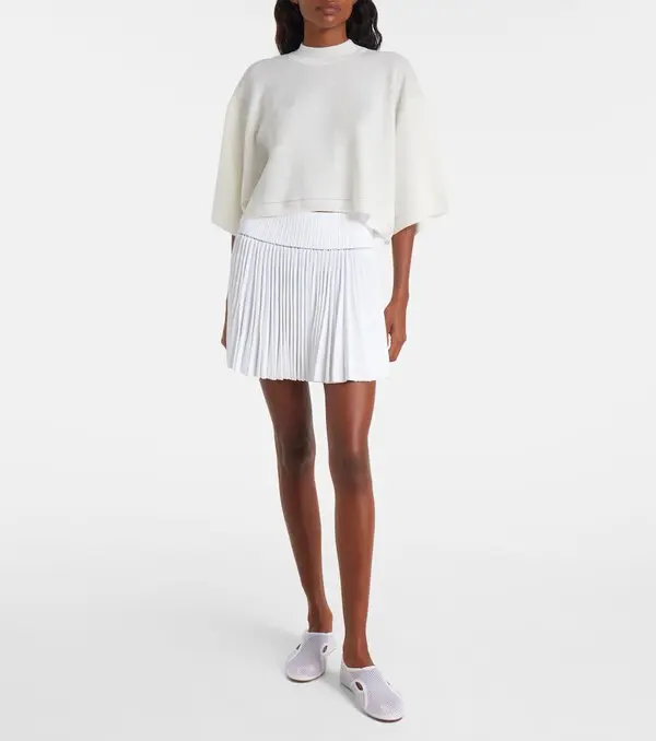 Alaïa Plissé Mini Skirt