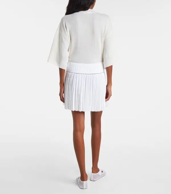 Alaïa Plissé Mini Skirt
