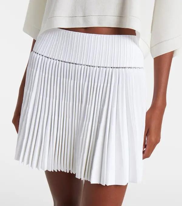 Alaïa Plissé Mini Skirt