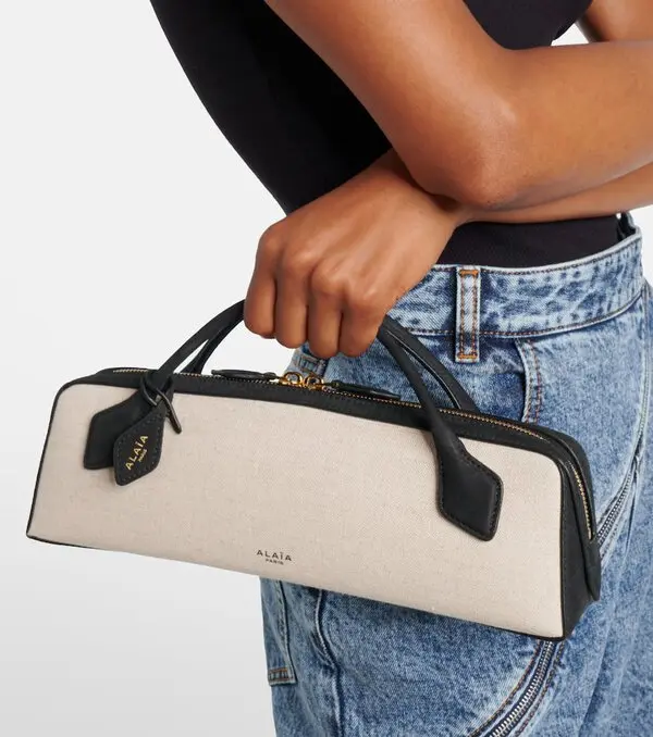 Alaïa - Alaïa Le Teckel Canvas Clutch