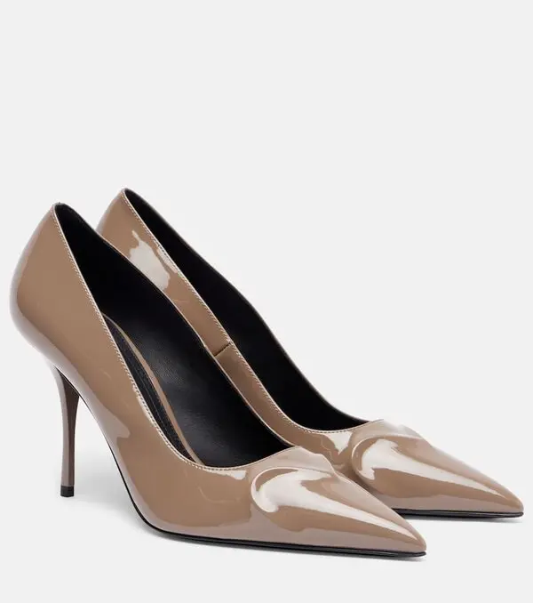 Alaïa Le Cour 3d 90 Patent Leather Pumps