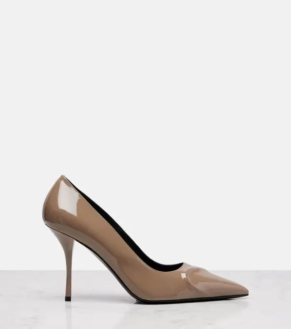Alaïa Le Cour 3d 90 Patent Leather Pumps