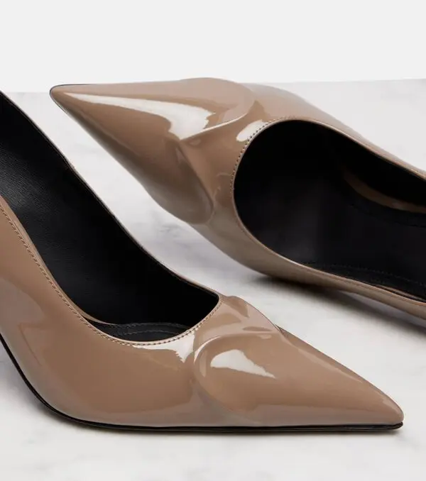 Alaïa Le Cour 3d 90 Patent Leather Pumps