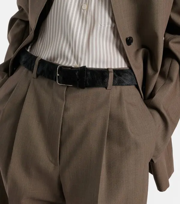 THE ROW Effi Calf Hair Belt