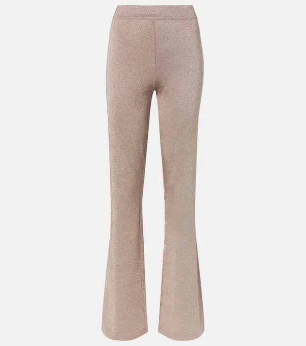 Missoni Lamé Flared Pants - Pink
