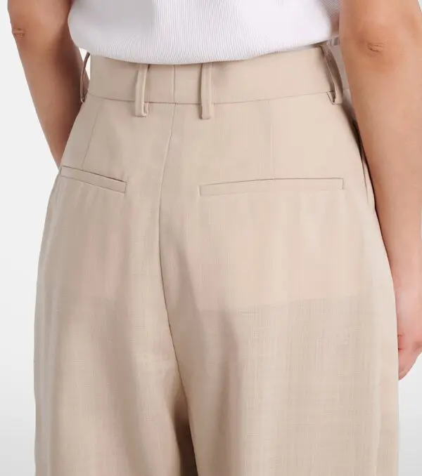 Wardrobe.NYC Mid-rise Wool Straight Pants