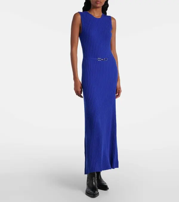 Gabriela Hearst Meier Wool And Cashmere Midi Dress
