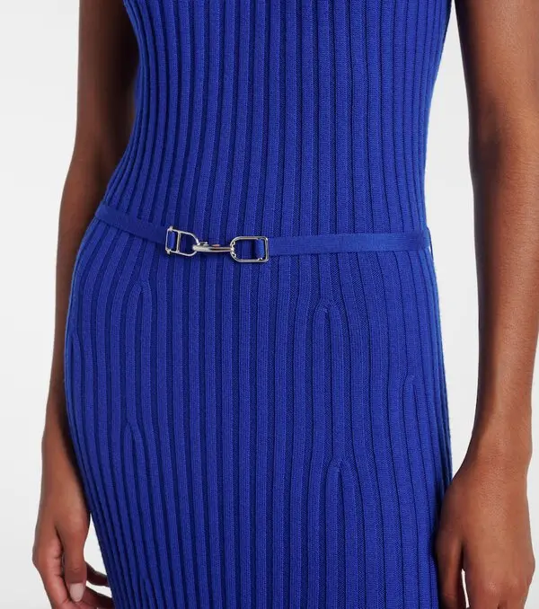 Gabriela Hearst Meier Wool And Cashmere Midi Dress