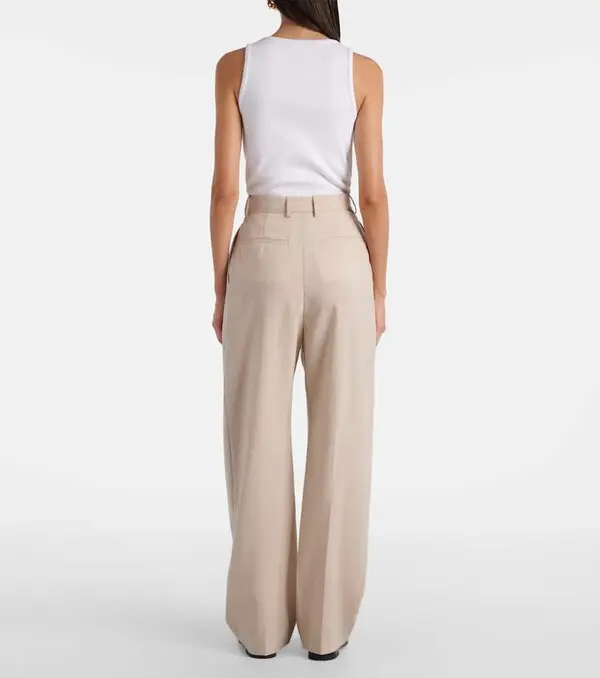 Wardrobe.NYC Mid-rise Straight Wool Pants