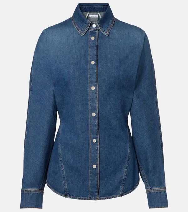 Alaïa Denim Shirt - Blue