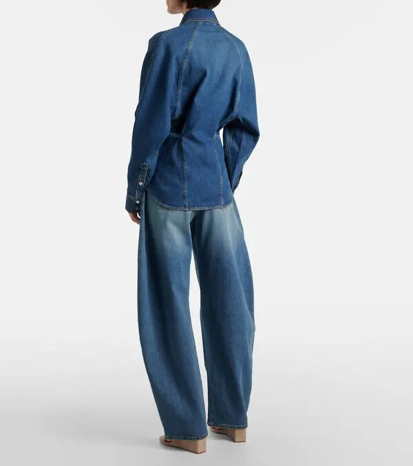 Alaïa Denim Shirt - Blue