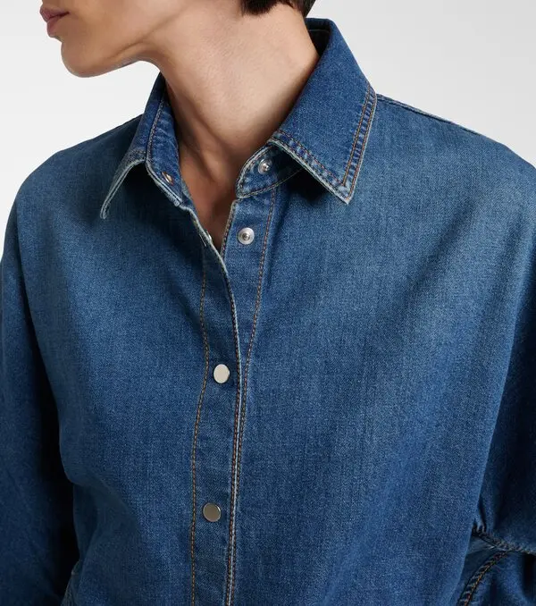 Alaïa Denim Shirt - Blue