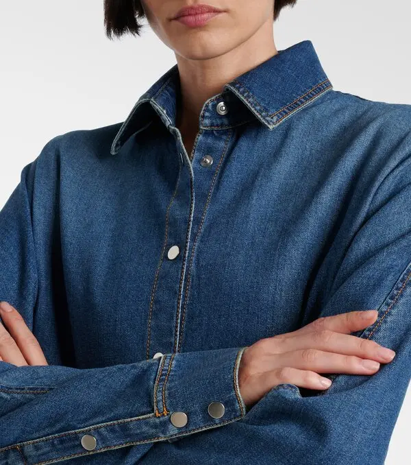 Alaïa Denim Shirt - Blue